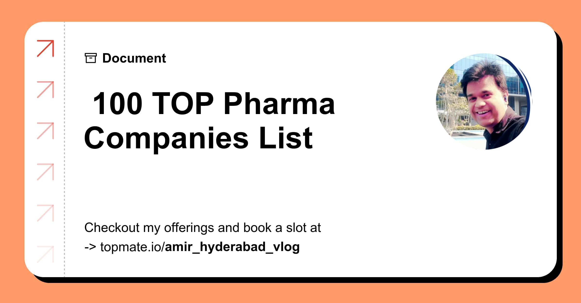 💪 100 TOP Pharma Companies List 👇 Download Free with Amir Hyderabad